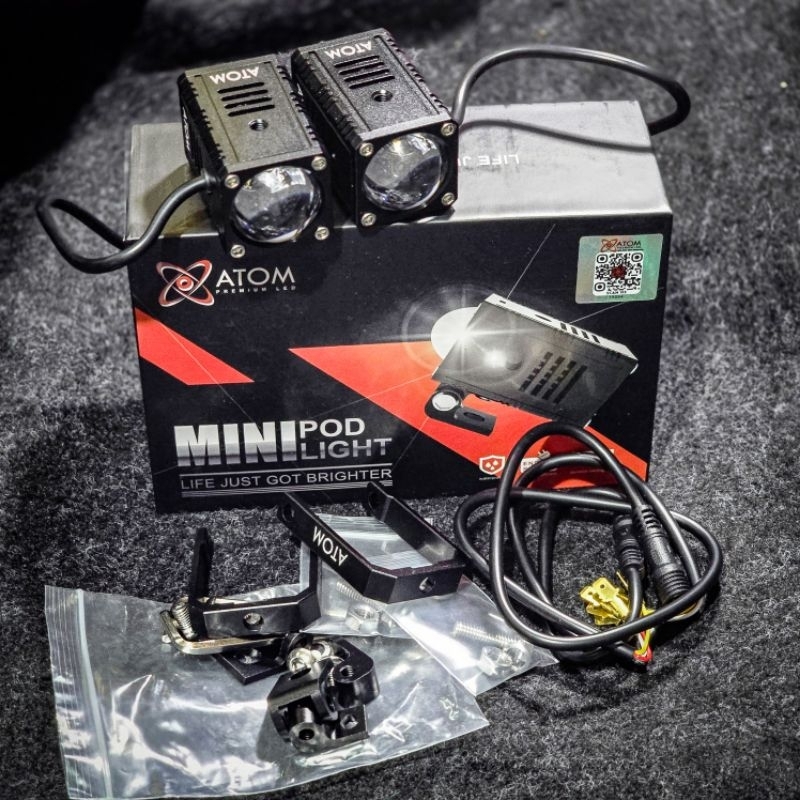 ATOM Mini Pod Light 60W (White/Yellow) | Shopee Philippines