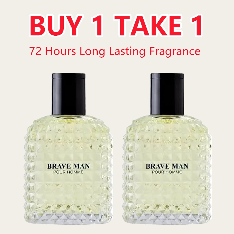 【BUY 1 TAKE 1】Brave Man Pour Homme Men's Fragrance Hot Sale!!! 100ML ...