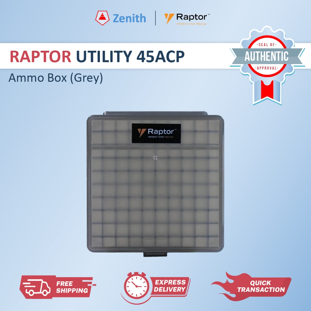 Raptor Case Utility Ammo Box 45acp for Small Electronics, Camera, Drone ...