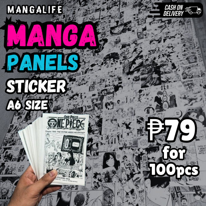 MangaLife ( ₱79 ) Anime Manga Panels Wall Decoration Art Design Sticker ...