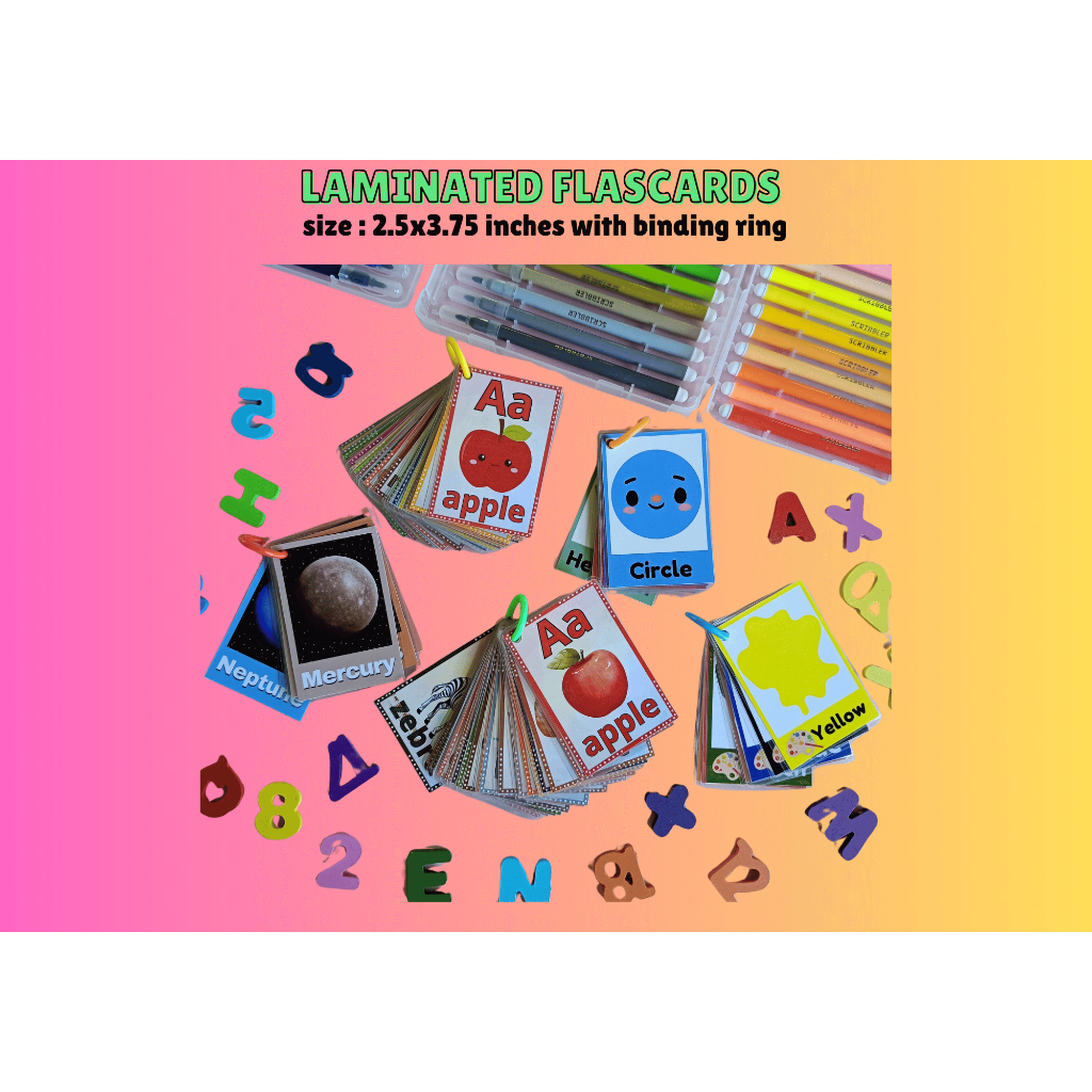 LAMINATED EDUCATIONAL FLASHCARDS | Shopee Philippines