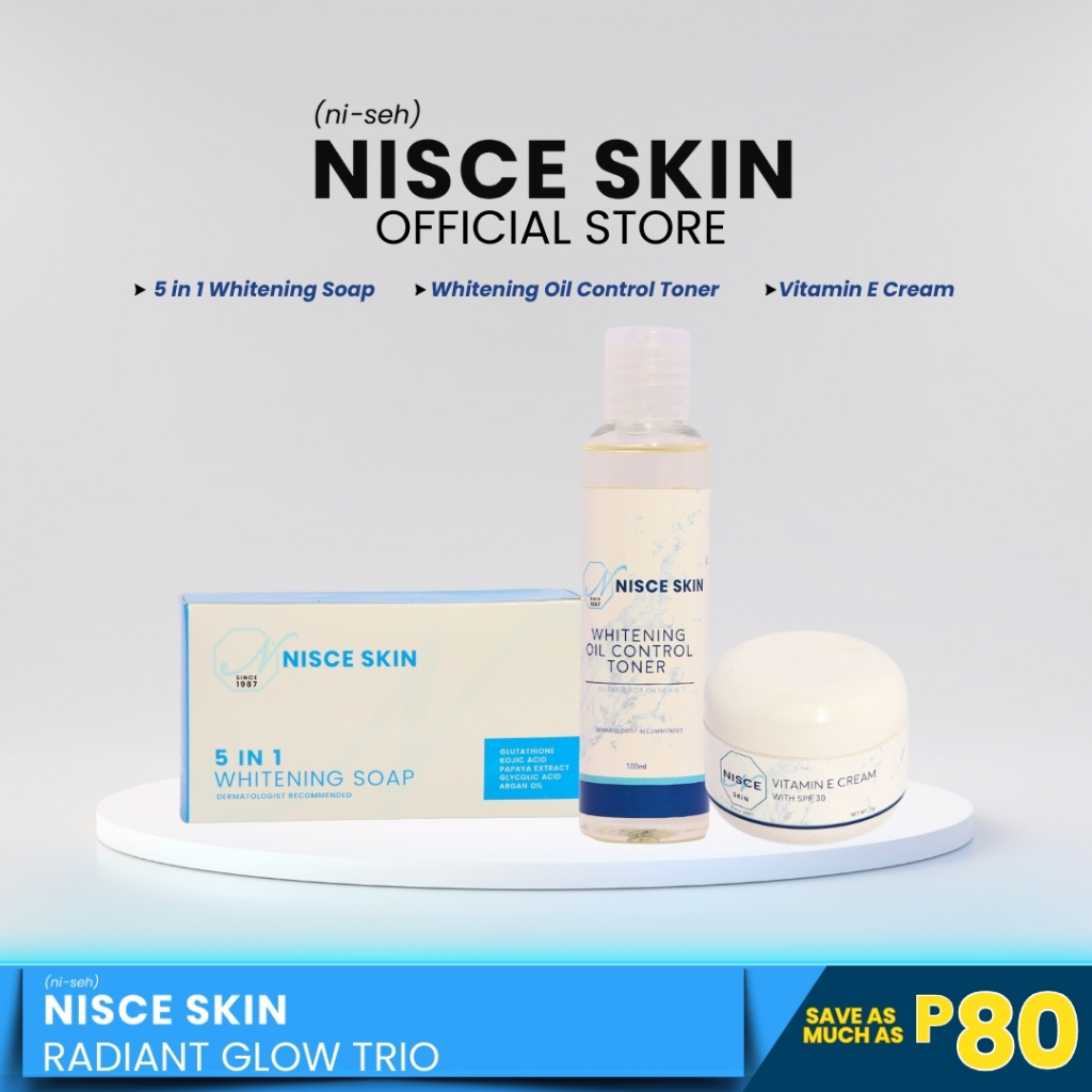 NISCE SKIN Radiant Glow Trio | Shopee Philippines