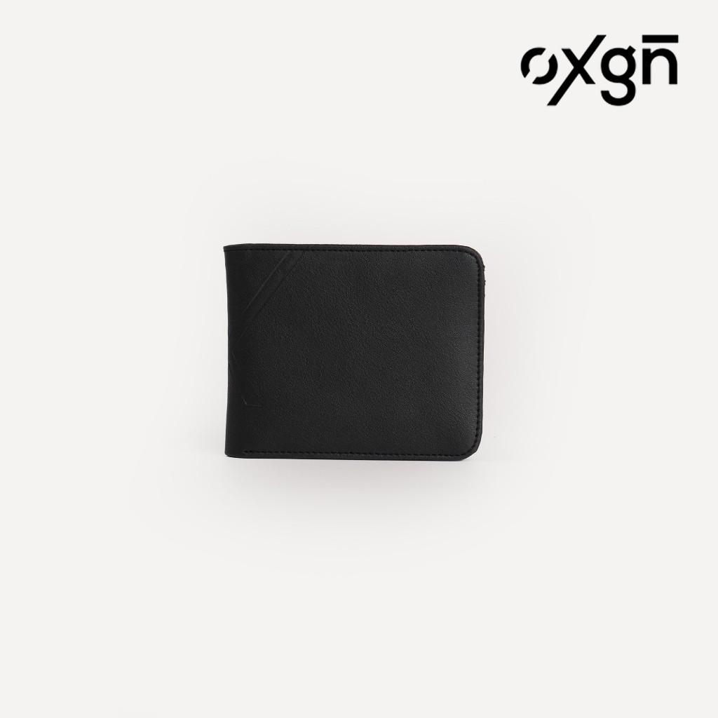 OXGN X Bi-Fold Wallet For Men And Women (Black/Chocolate Brown ...