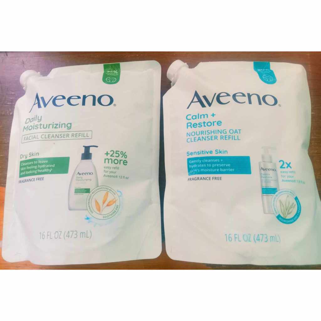 Aveeno Facial Cleanser Pouch 473ml | Shopee Philippines