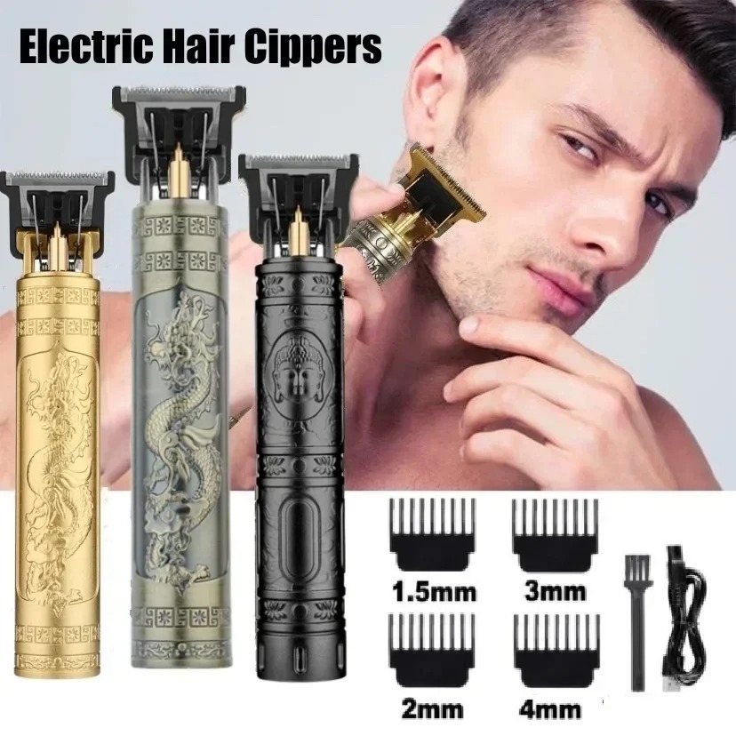 Rechargable Razor Hair Cut Hair Trimmer Vintage T9 trimmer Professional ...