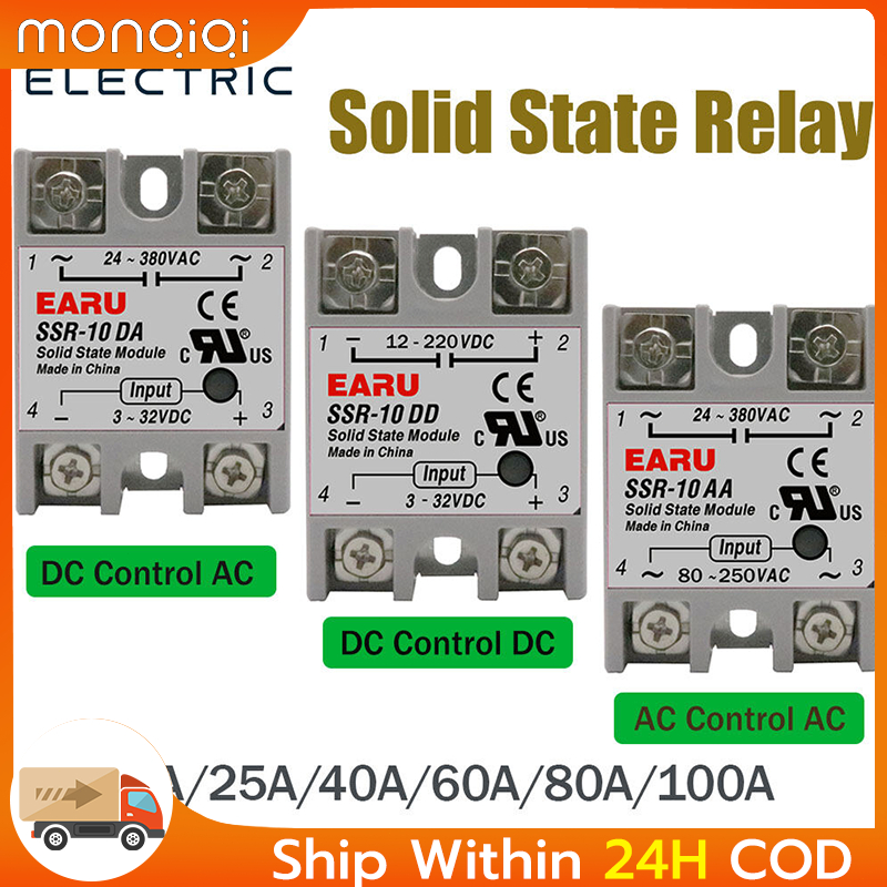 SSR-25DA SSR-40DA SSR-40AA SSR-40DD SSR 10A 25A 40A 60A 80A 100A DD DA ...