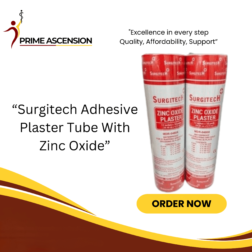Surgitech Adhesive Plaster Tube With Zinc Oxide | Shopee Philippines