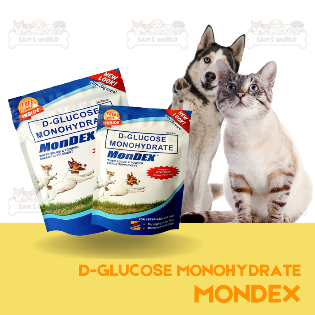 Mondex Dextrose Powder D-Glucose Monohydrate for Dogs 100grams and ...