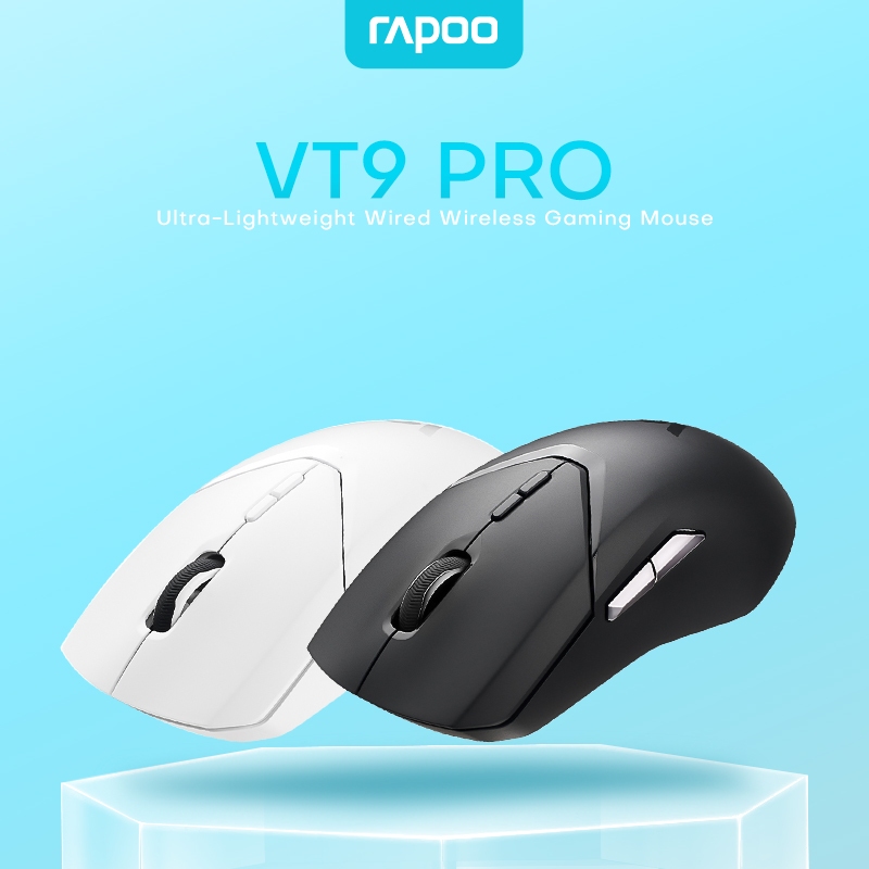 Rapoo VT9Pro 68g Wireless Gaming Mouse Rechargeable PAW3395 Wired 26000DPI | Shopee Philippines