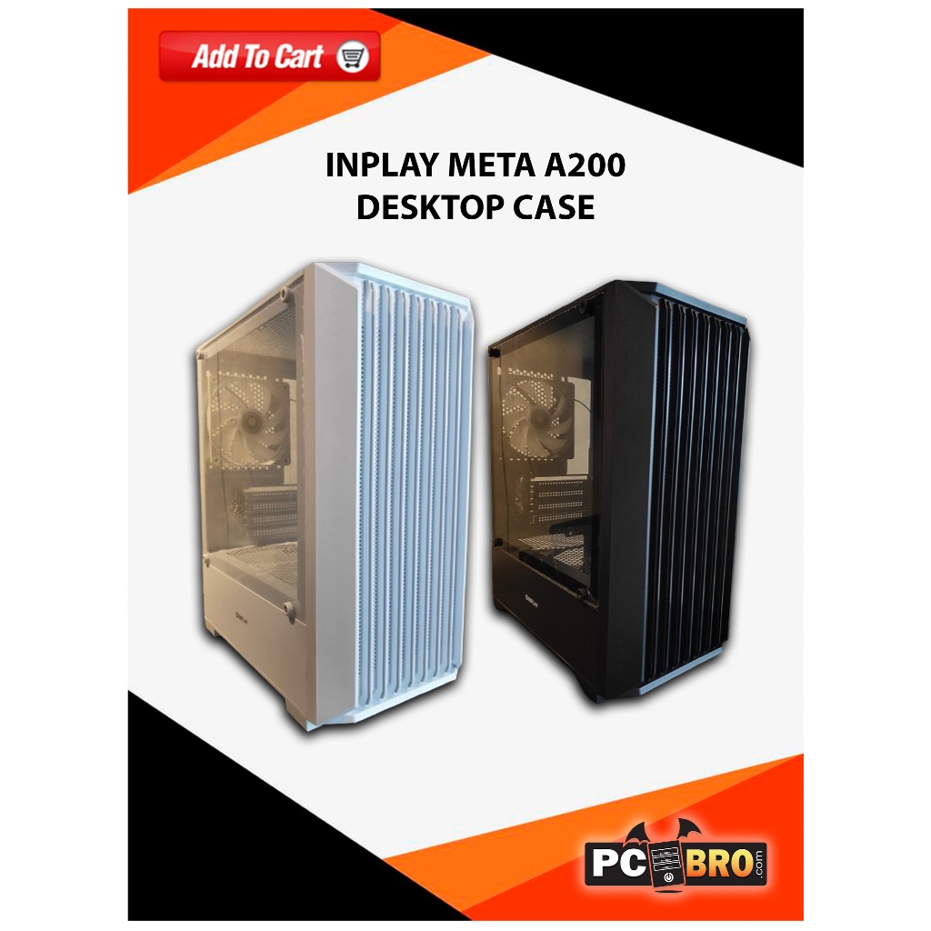 INPLAY Meta A200 Desktop Case with fan | Shopee Philippines