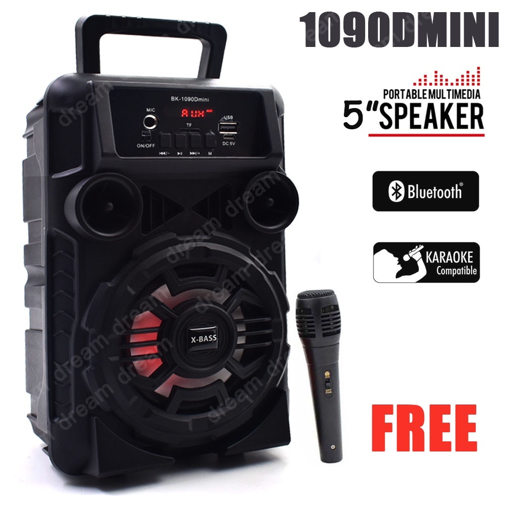 Audiobop 5inch Karaoke Portable Wireless Speaker with stand With FREE ...