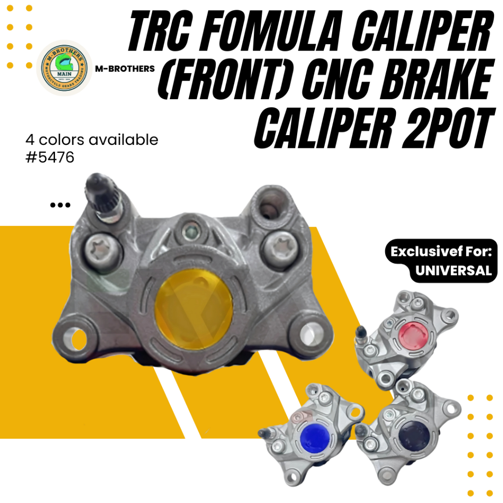 #5476 TRC Fomula Caliper (Front) CNC Brake Caliper 2 Pot Universal Made ...