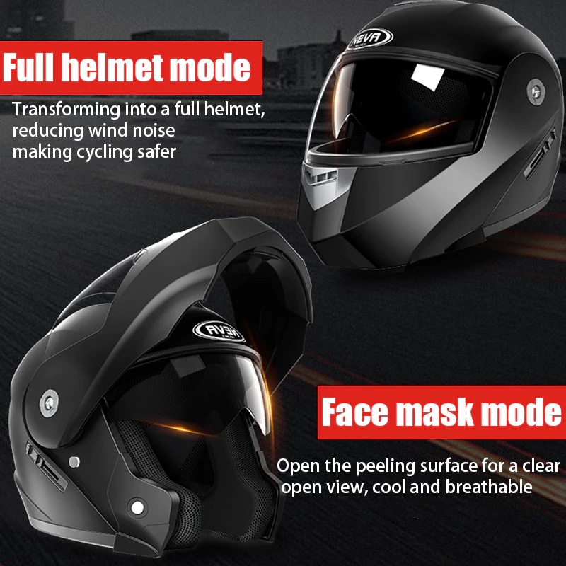 Motorcycle Modular Helmet Open face helmet Unisex Helmets Adult Helmets ...