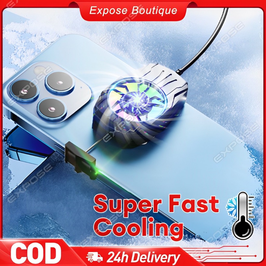 Mobile Phone Cooler Gaming Radiator Hurricane Turbofan Cooler Fast ...