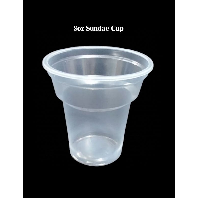 8OZ SUNDAE CUP WITH OUT LID SOLD BY 100PCS | Shopee Philippines