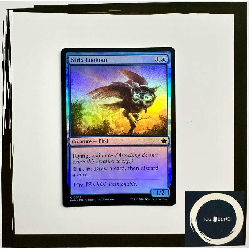 Strix Lookout MTG - Foundations (Normal Foil) | Shopee Philippines