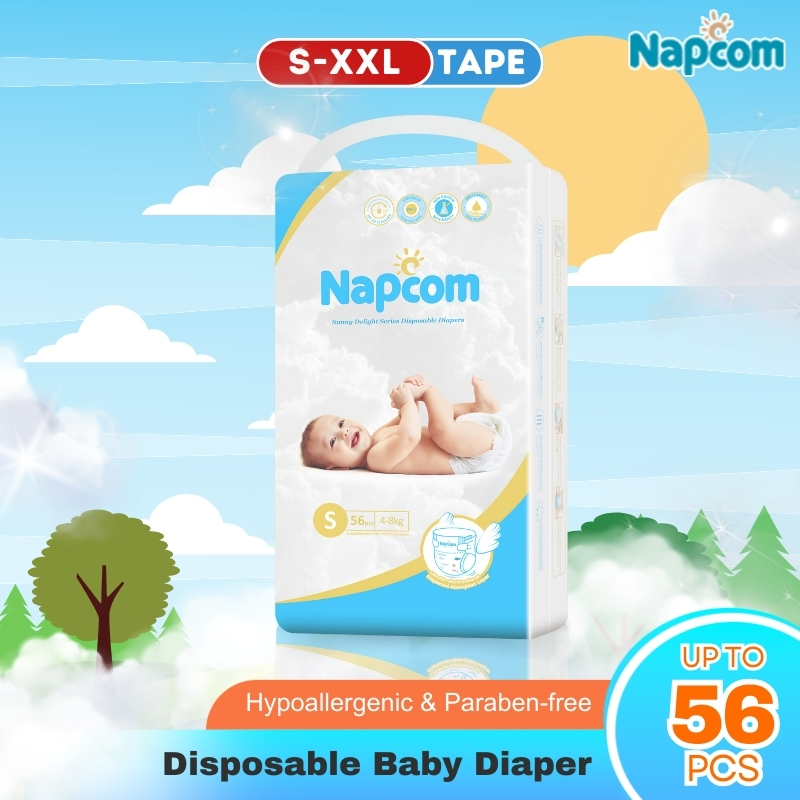 Napcom Sunny Delight Series Diapers Big Size Flexible Leak Proof Soft ...