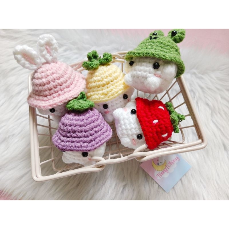 Amigurumi Cute Mushroom Fruit Animal Halloween Christmas Mushroom ...