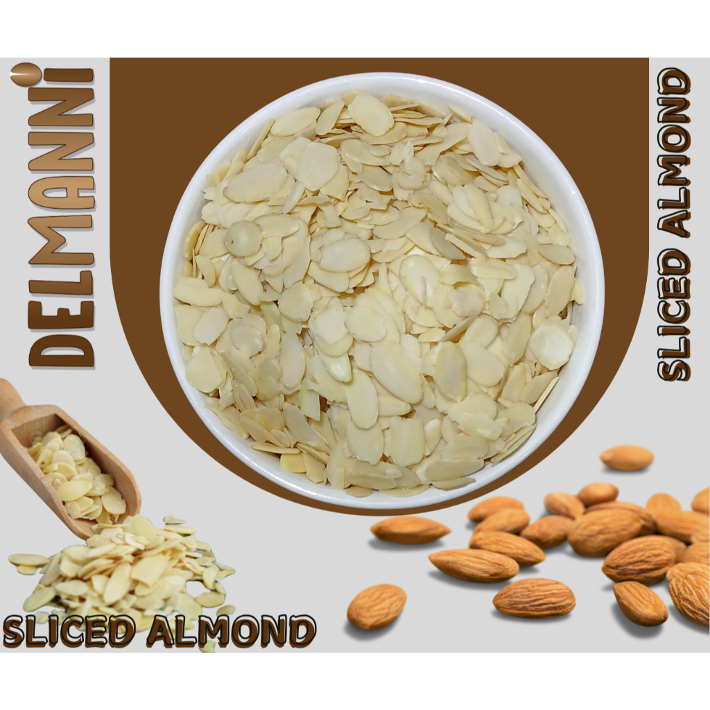 DELMANNi SLICED ALMONDS 250Grams/500Grams/1kg | Shopee Philippines