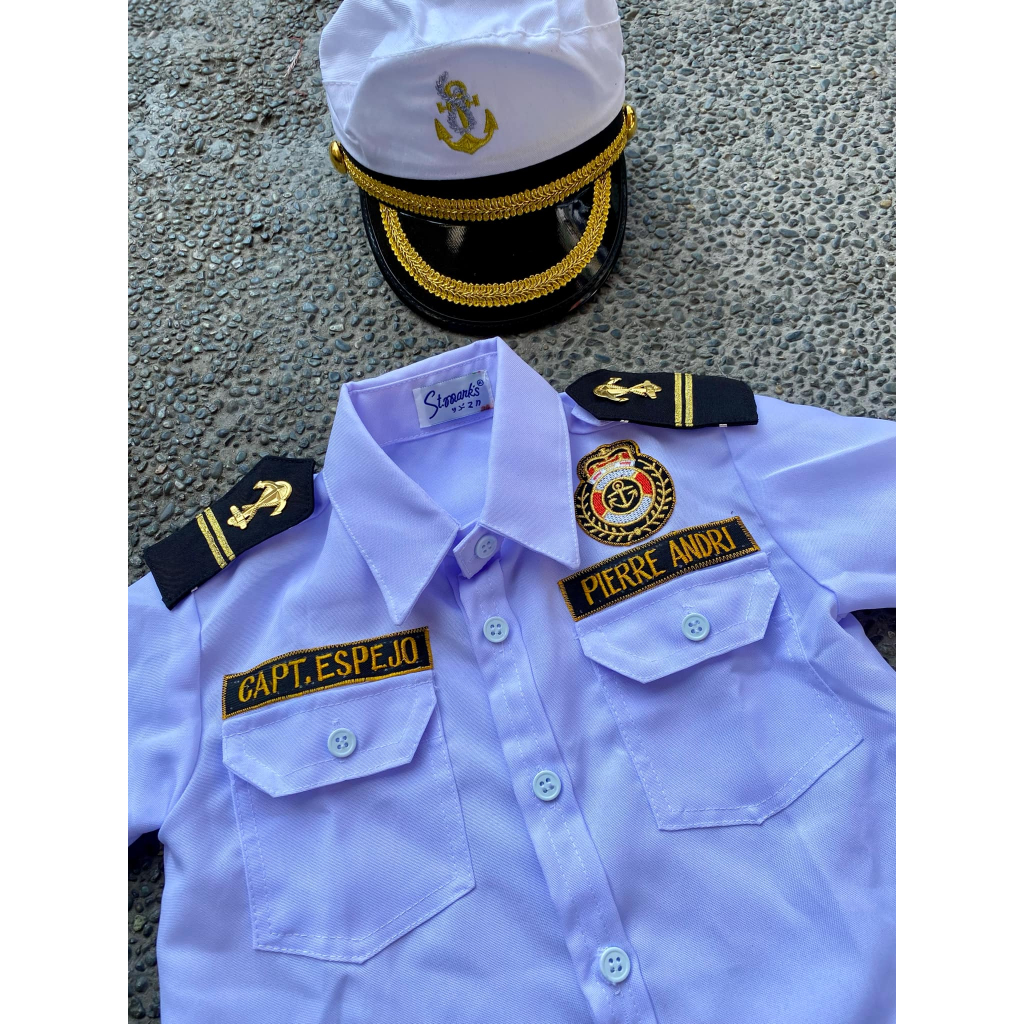 Seaman Career Costume for Kids FREE NAME PATCH (kindly note/message the ...