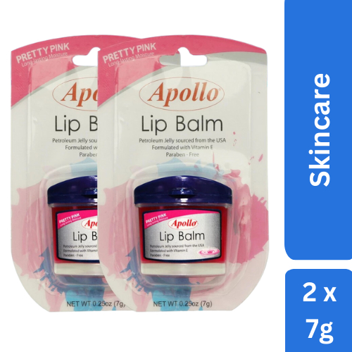 Apollo Lip Balm Pretty Pink 7g by 2s | Shopee Philippines
