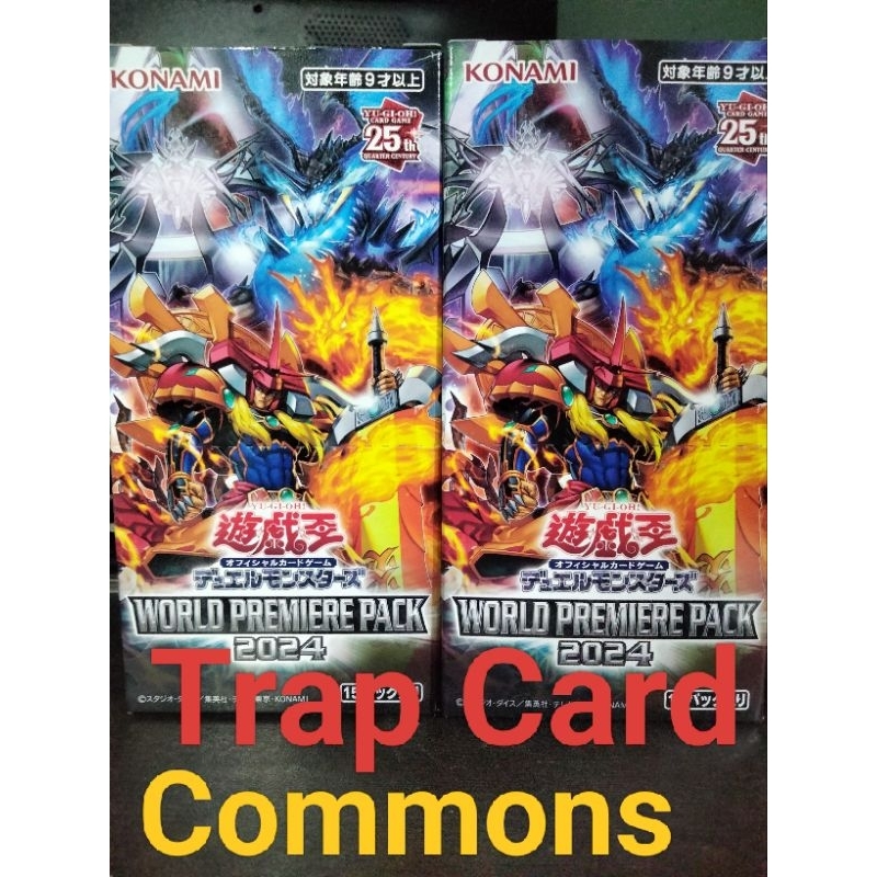 [Jap] Trap Commons from World Premier Pack 2024 Original Yu-Gi-Oh Card Japanese OCG WPP5 ...