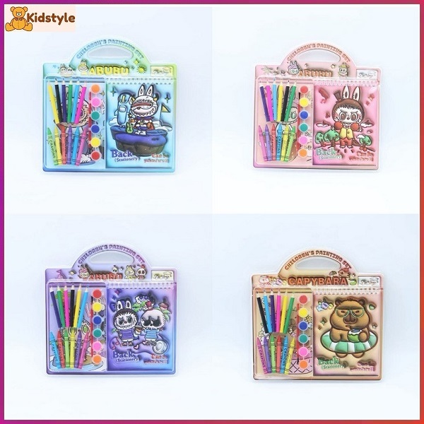 KidStyle Labubu Painting Set For Kids Student Cute Character Unisex ...