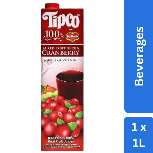 Del Monte Tipco Cranberry Juice 1L | Shopee Philippines