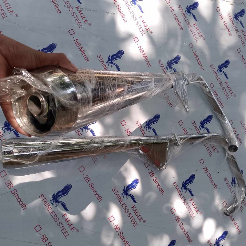 SKYGO 125/150 VERSION I CHICKEN PIPE STAINLESS | Shopee Philippines