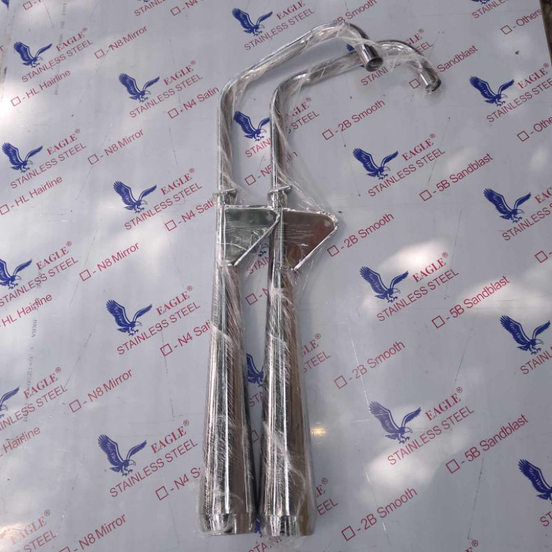 RUSI TC MATCHO 125/150/175 VERSION I CHICKEN PIPE STAINLESS | Shopee ...