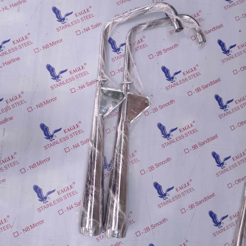 UNIVERSAL CHICKEN PIPE STAINLESS FOR EURO 125/150/175 VERSION I ...