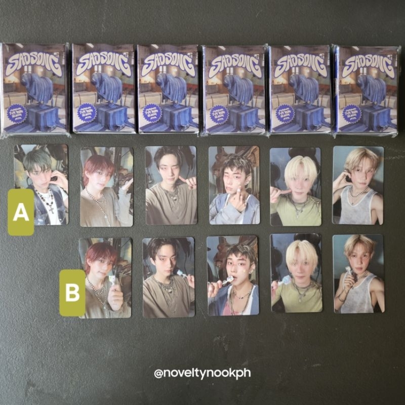 P1Harmony Sad Song Nemo Album Ver Photocards and Inclusions Nemoz ...