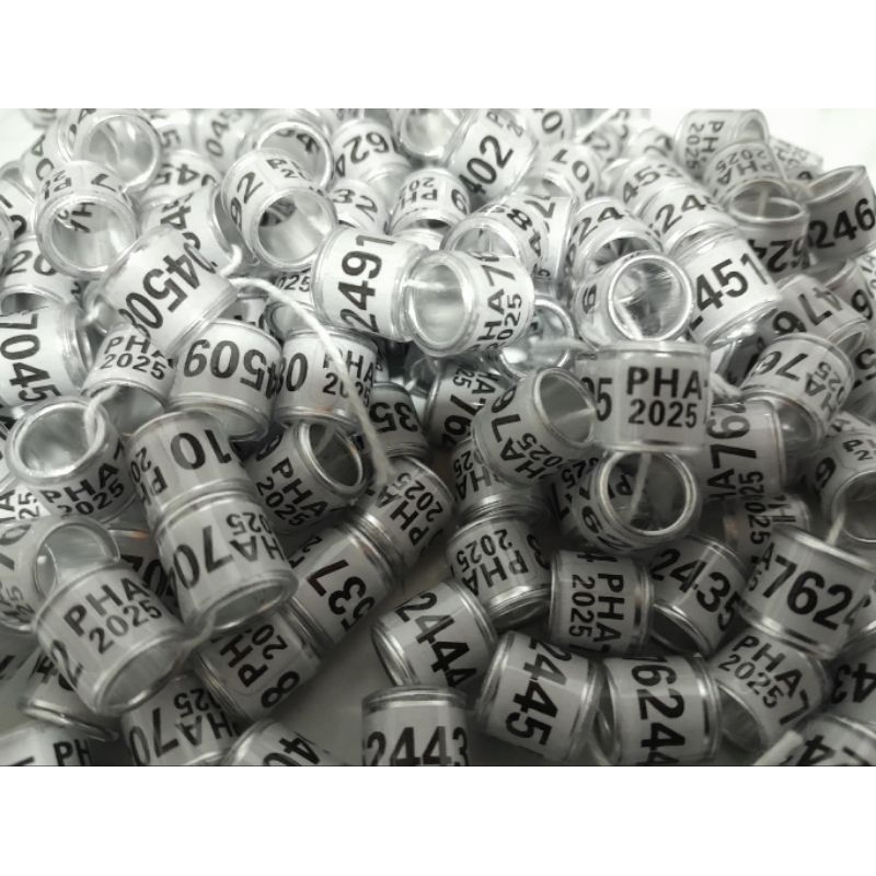 PHA Pigeon Ring 2025 (White) 20 pcs | Shopee Philippines