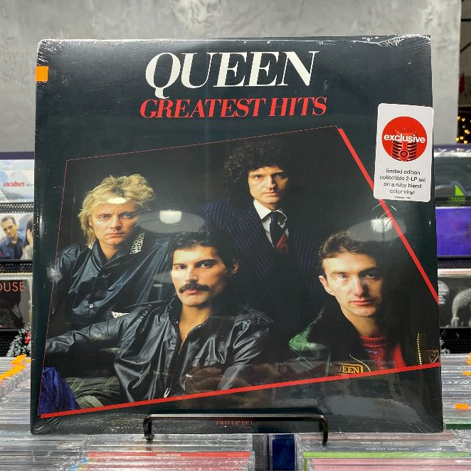 QUEEN Greatest Hits Vinyl, Cover Dent (Target, Red, 2LP) | Shopee ...