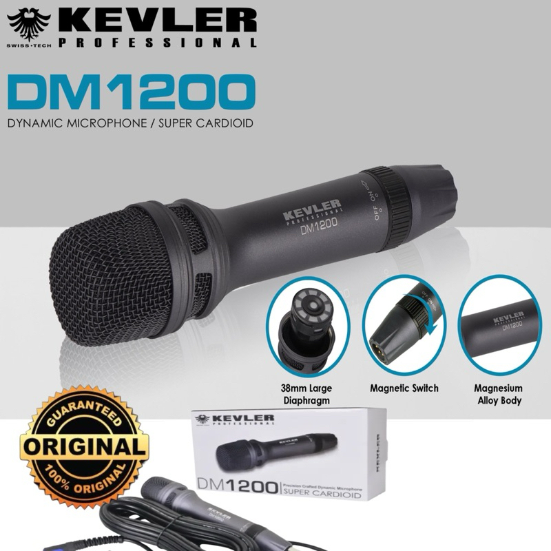 Kevler Professional DM-1200 Dynamic Microphone | Shopee Philippines