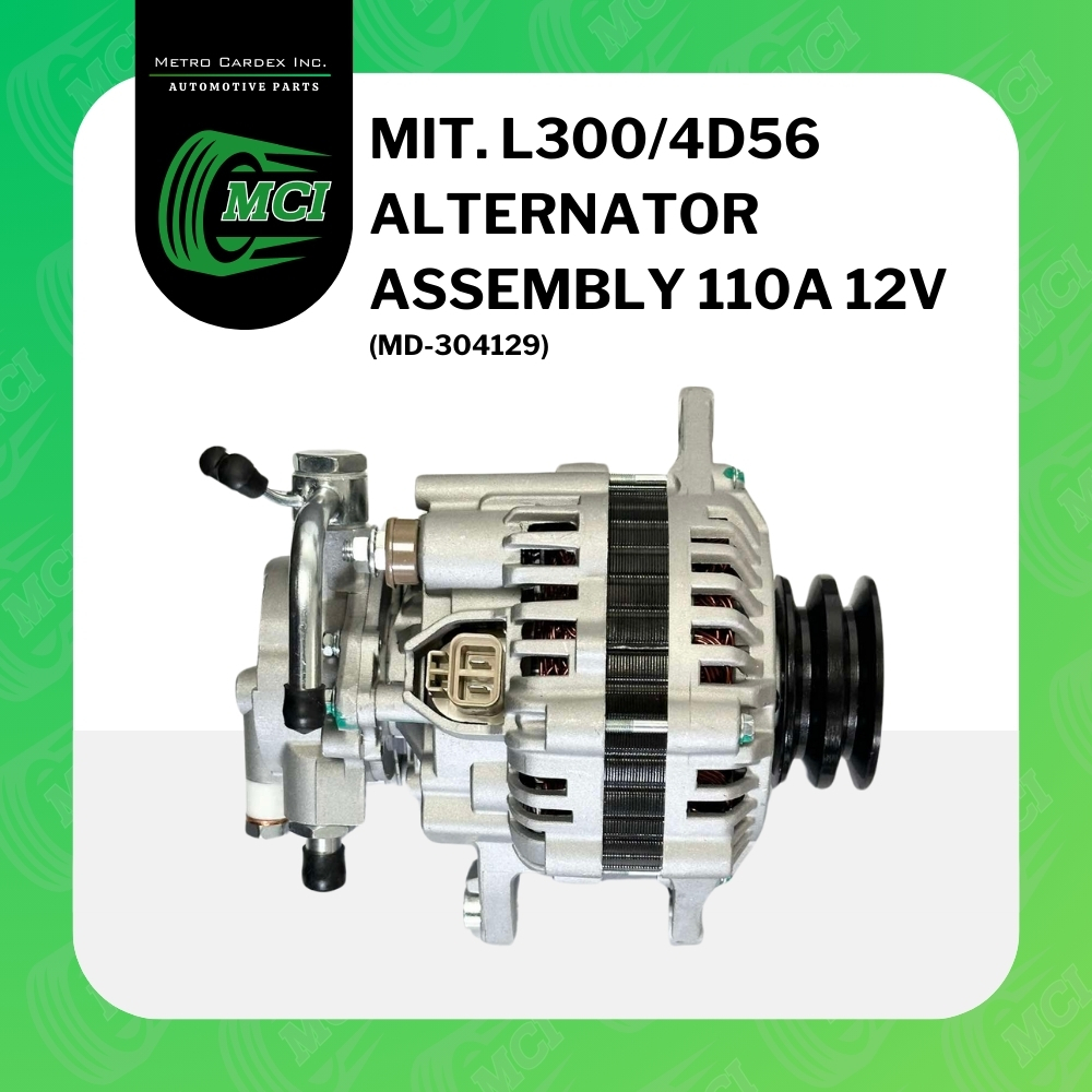 ALTERNATOR ASSEMBLY ASSY Mitsubishi L300 L-300 / 4D56 110A 12V Volts ...