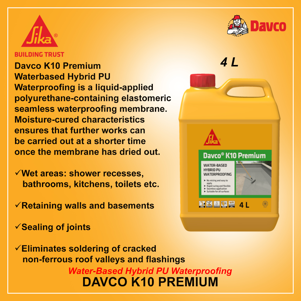Sika Davco K10 Premium 4L | Shopee Philippines