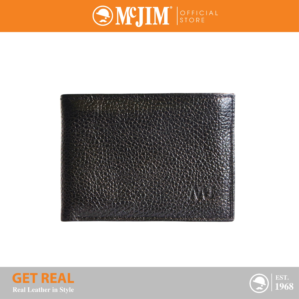 MJ by Mc Jim Leather Billfold Wallet | Shopee Philippines