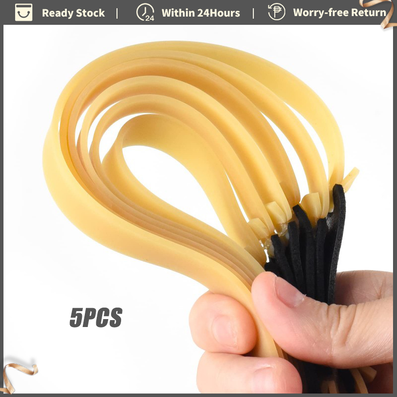 5PCS Flat Rubber Elastic Bands Multi-functional Resistance Bands 1.5mm ...