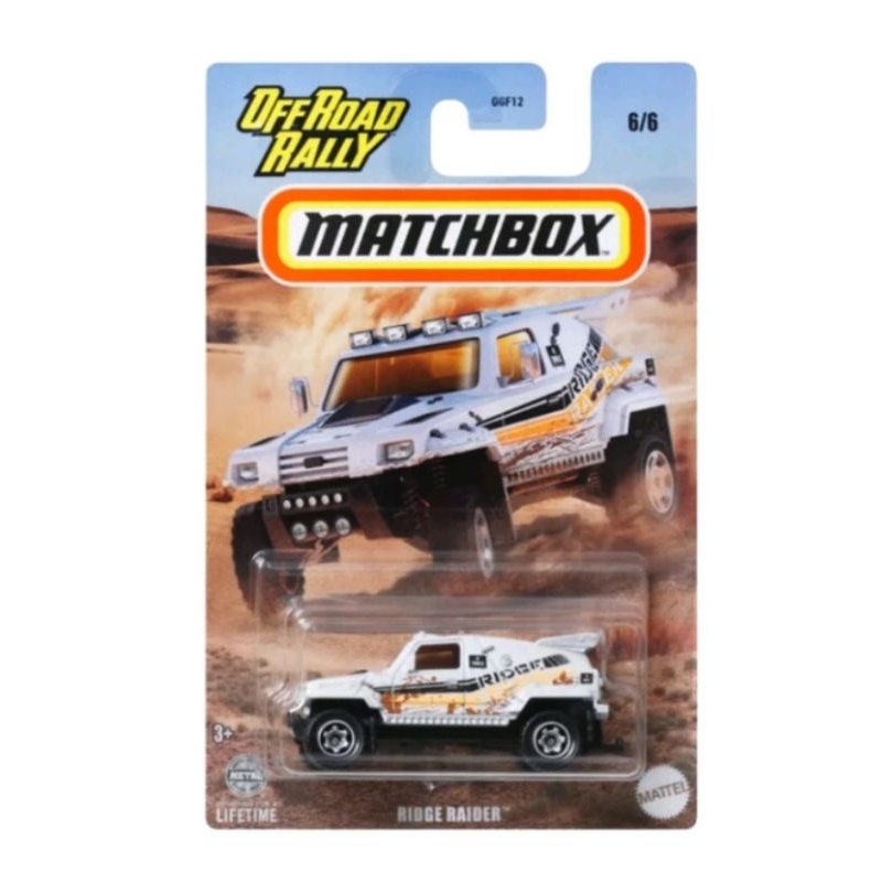 Matchbox Off Road Rally Ridge Raider 6/6 (1:64 Diecast) | Shopee ...