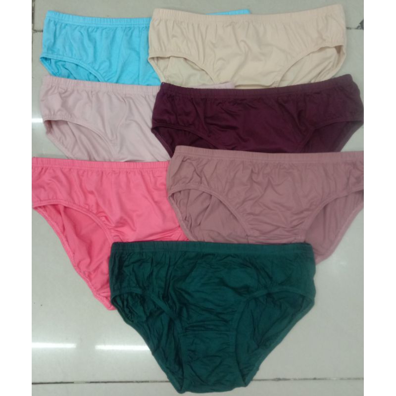 Rainbow wears Plus size Analyn plain panty (slippery cloth)madula s ...