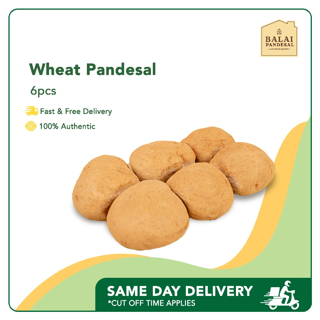 Balai Pandesal Wheat Pandesal 6pcs [Bakery, Fresh Bread] | Shopee ...