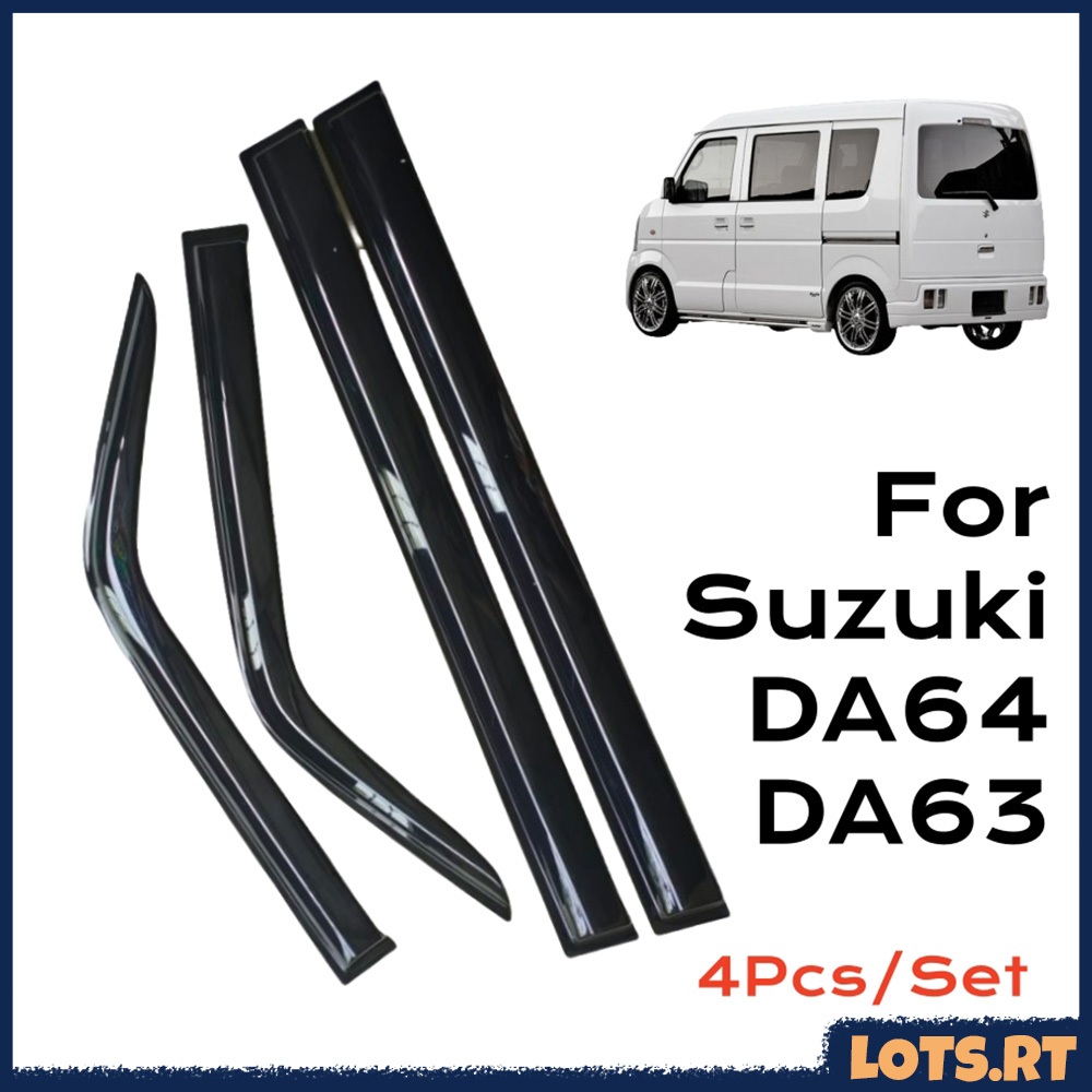 4Pcs/Set Rain Visor for Suzuki Every DA64V and DA64W DA17 Van Wagon Suzuki DA64v Accessories ...