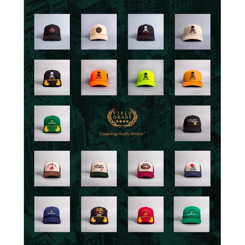 FIELD GRADE TRUCKER HATS | Shopee Philippines