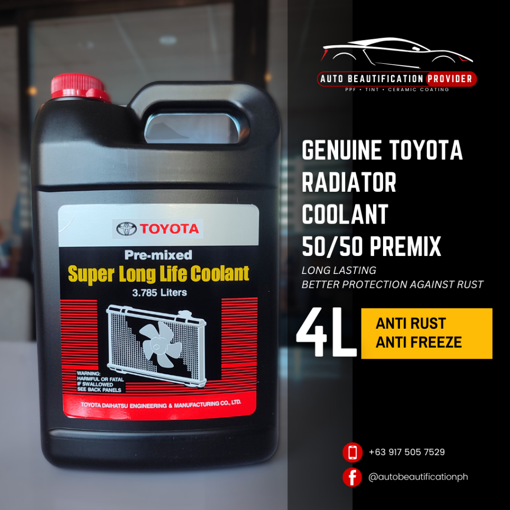 Coolant Toyota 50/50 Premix 3.7Ltrs – Genuine | Shopee Philippines