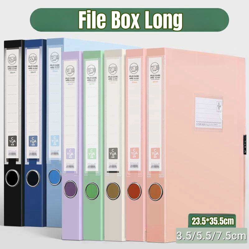 File Box Long Size/A4 File Organizer Paper Document Organizer File ...