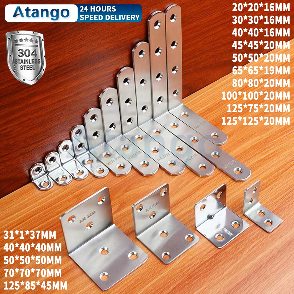 COD Stainless Steel 90 Degree Angle Bracket Corner Brackets Joint ...