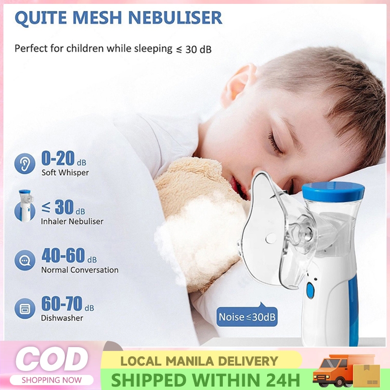 Portable Nebulizer Inhaler Ultrasonic Spray Nebulizer Machine For Kids ...