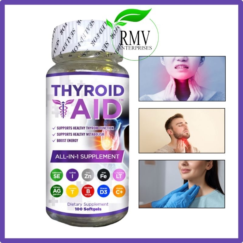 Thyroid Aid for Thyroidism Goiter 93 softgel | Shopee Philippines