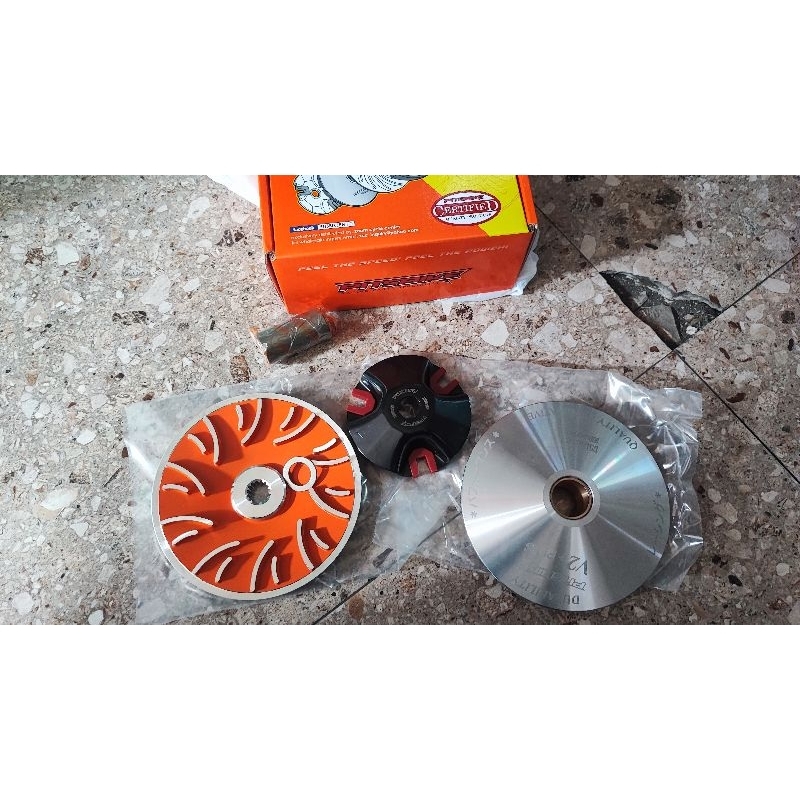 PITSBIKE RACING PULLEY SET V2 PLUS W/ HYPER PIN INCLUDED(139MM)FOR NMAX ...